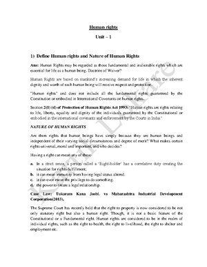 Human Rights Question Papers - 0402/2057/ IV Semester 3 YearsLL.B ...