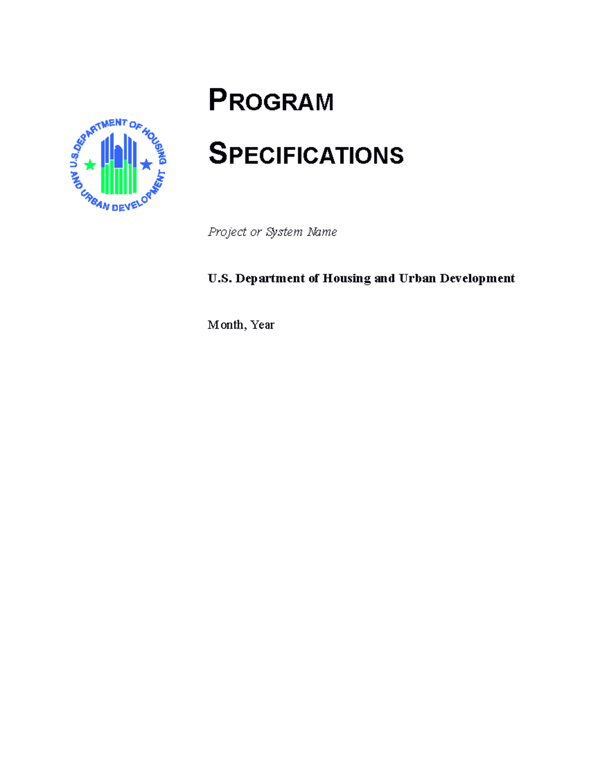 Pstemplate-3 - well summarized - PROGRAM SPECIFICATIONS Project or ...