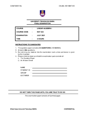 Suggested Answer Scheme for Assessment 3-students copy - QUESTION ...
