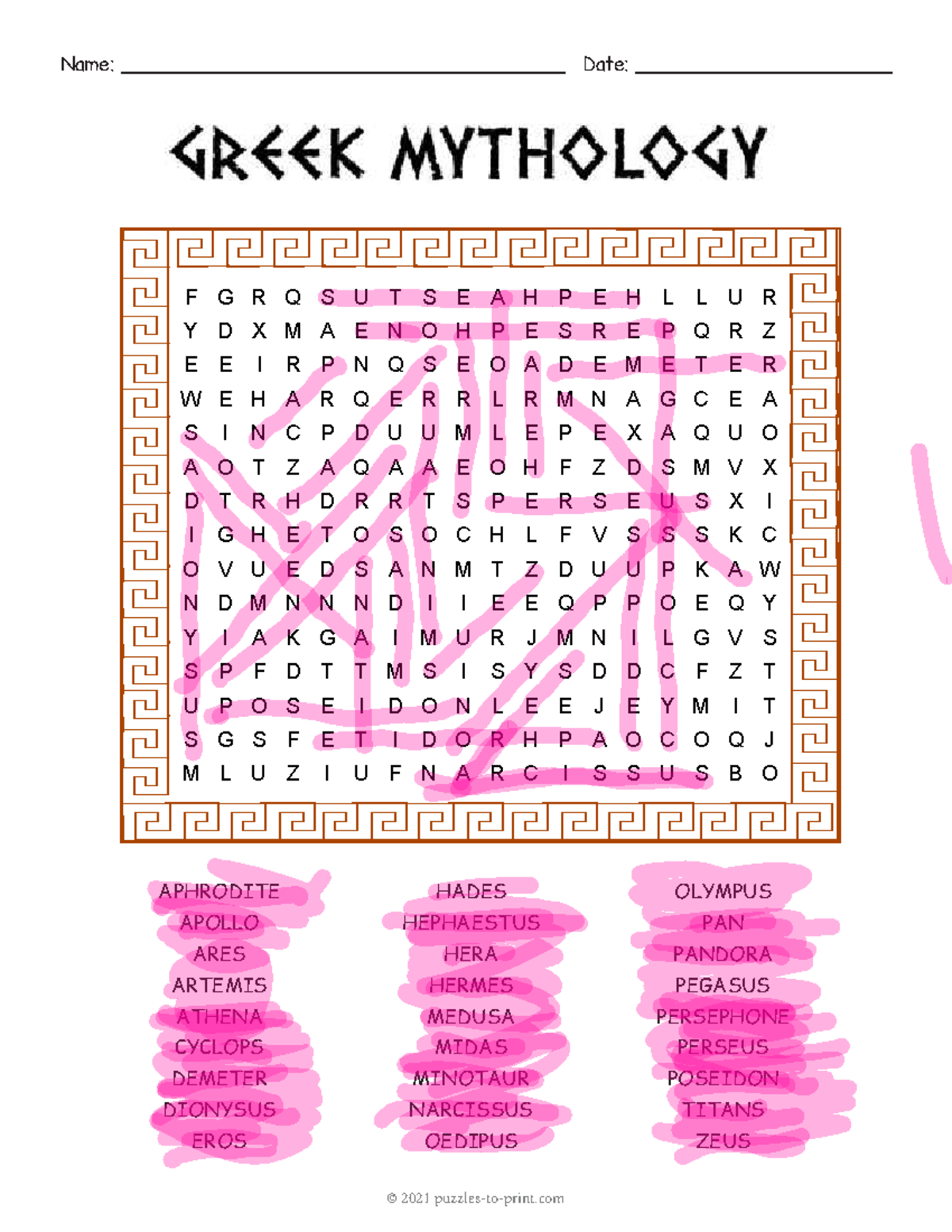 Kami Export - Jaylinn Meyer - Greek Mythology Word Search Puzzle ...