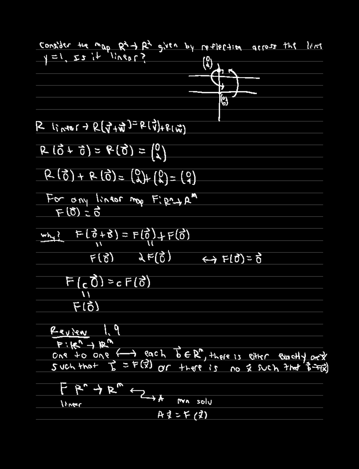Math 235 (Linear Algebra) section 2 - consider the map Rat Rd given by ...