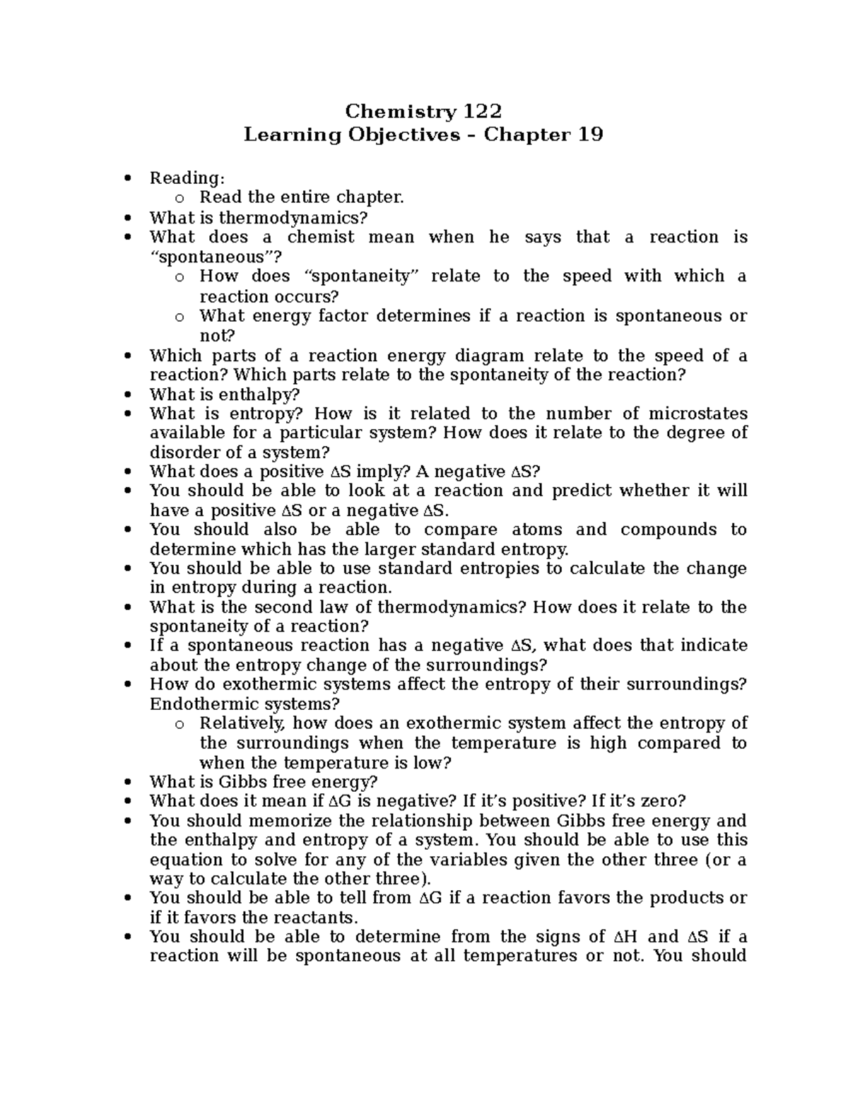 Chem122 Learning Objectives Ch 19 Chemistry 122 Learning Objectives chem122-learning-objectives-ch-19-chemistry-122-learning-objectives