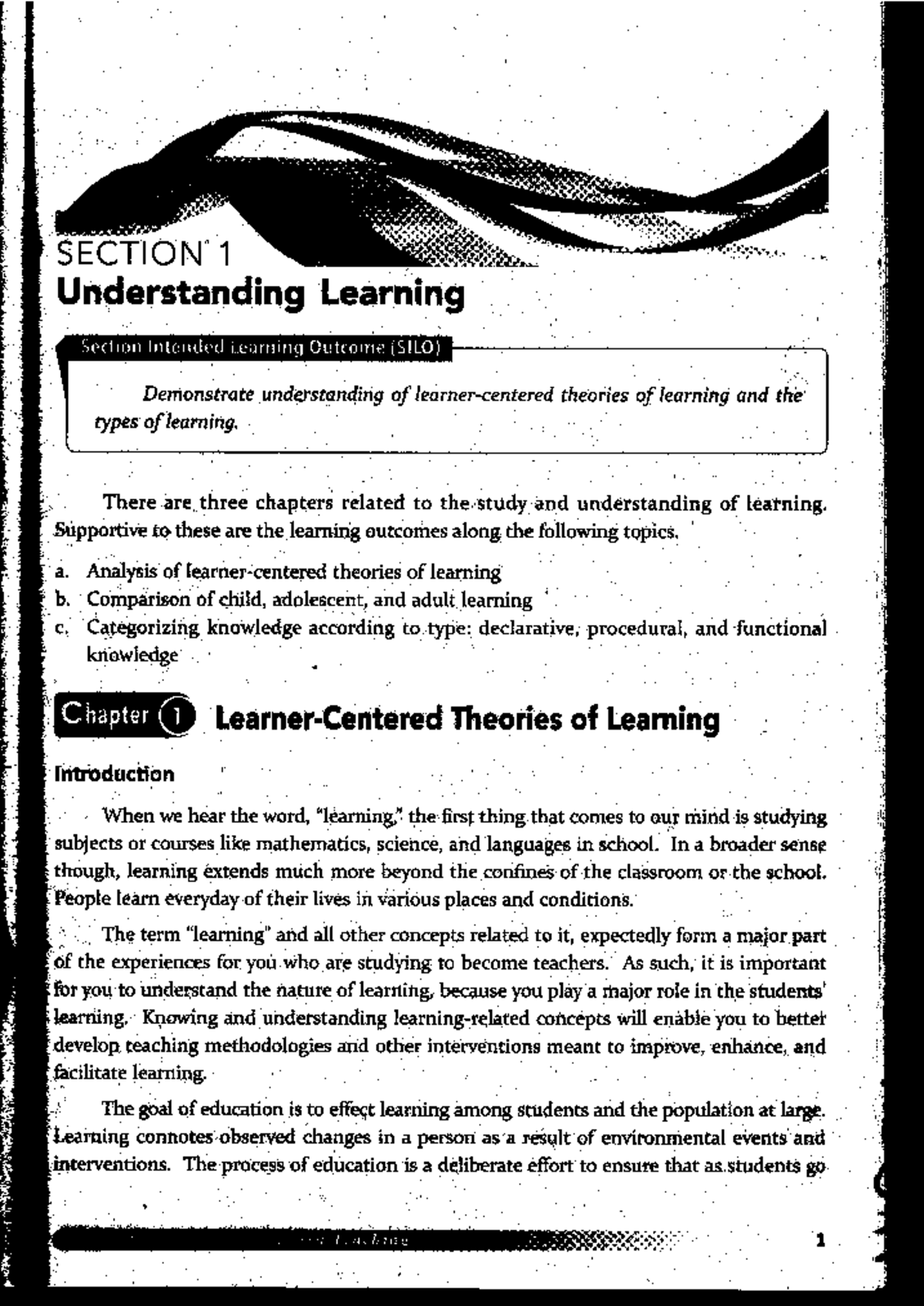 FLCT 20230830 0001 - Lesson 1 - SECTION 1 Understanding Learning ...