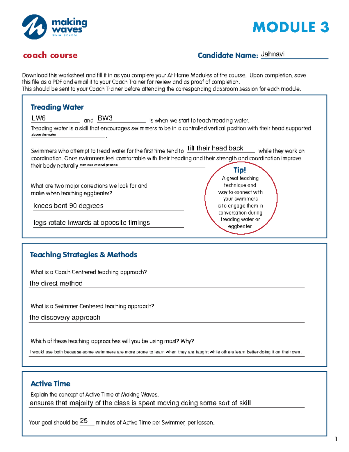 3. Module 3 At Home Worksheet - What are two major corrections we look ...