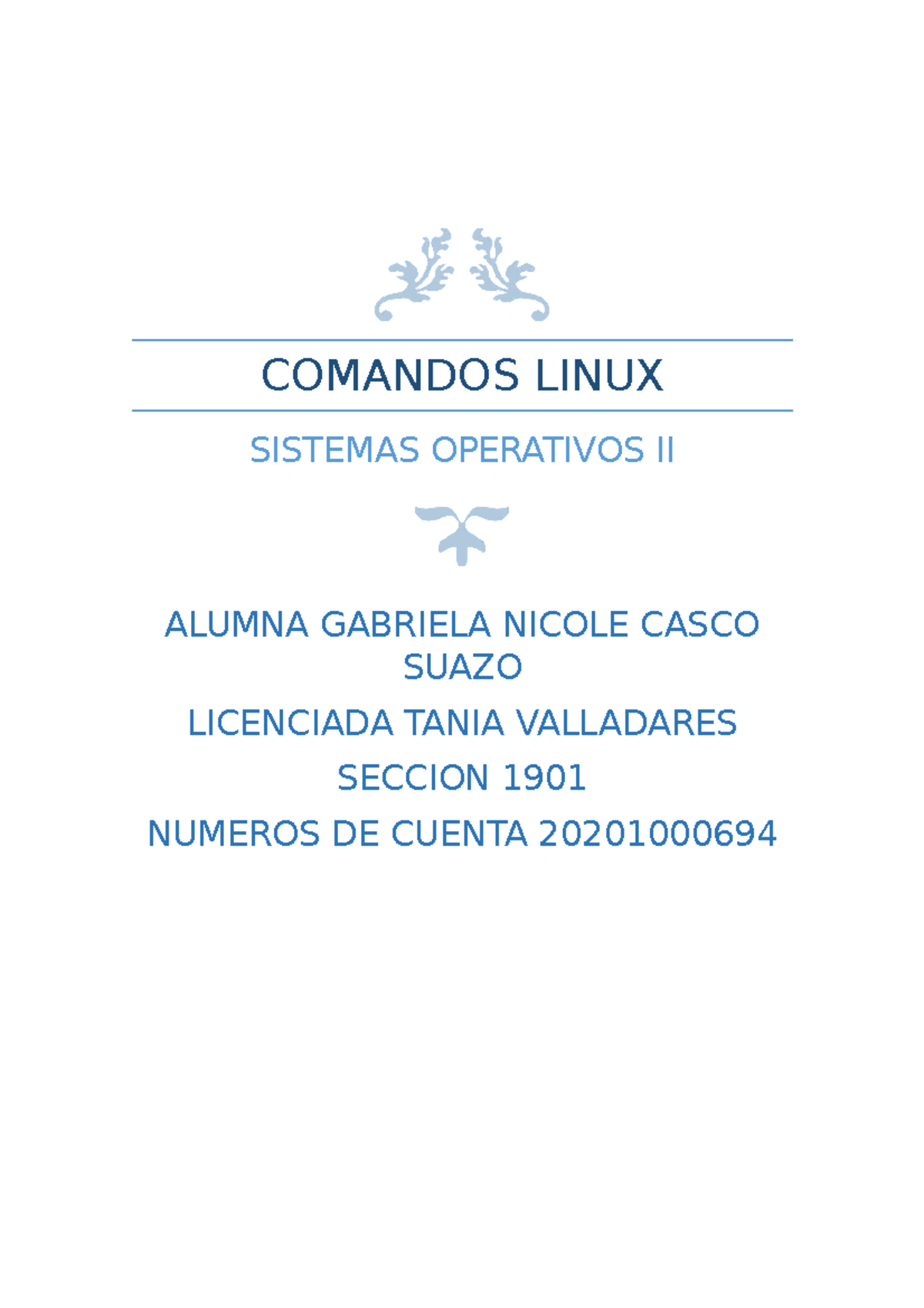 Comandos Linux - - Studocu