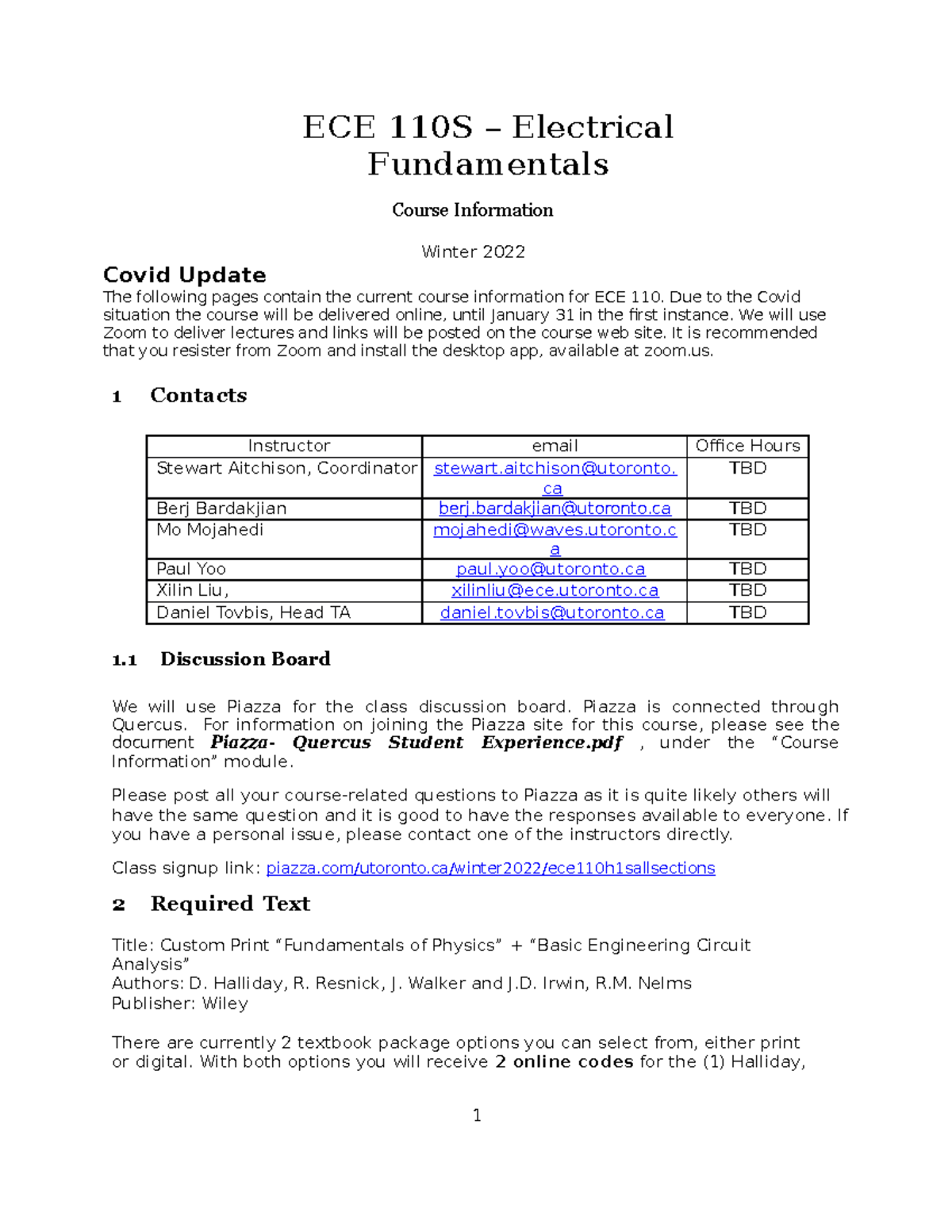 ECE110 syllabus 2022 - ECE 110S – Electrical Fundamentals Course ...