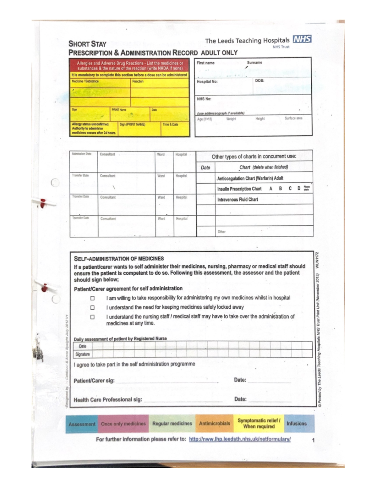 Leeds prescription format - C2C - Studocu