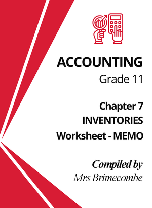 Accounting Gr 11 reconciliation Chapter 1 theory - © ACCOUNTING CHAPTER ...