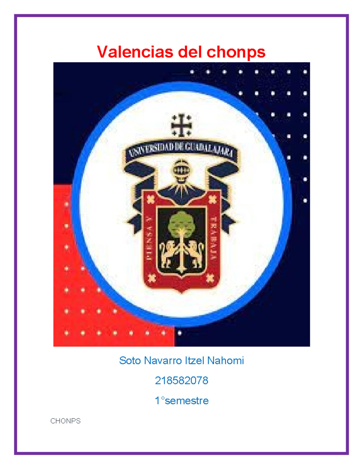 Valencias del chonps - VALORES fisiologicos - Valencias del chonps Soto ...
