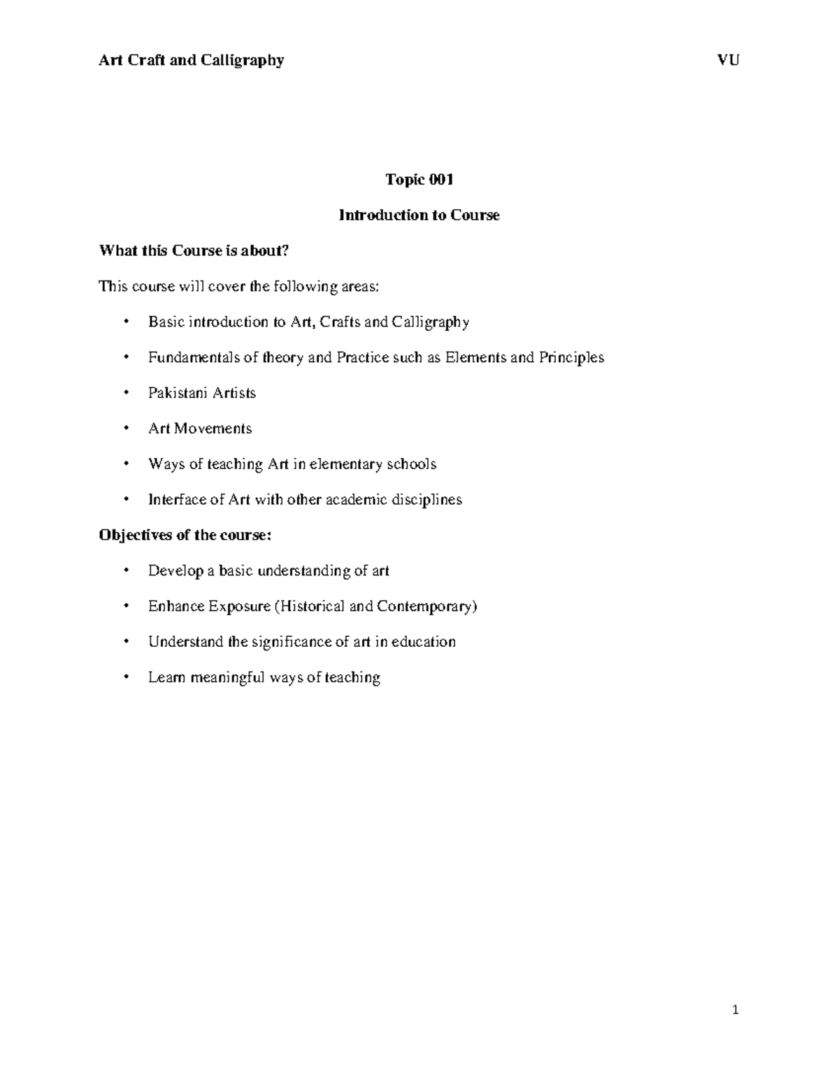 512744047 EDU403 Handouts 2 - Topic 00 1 Introduction to Course What ...