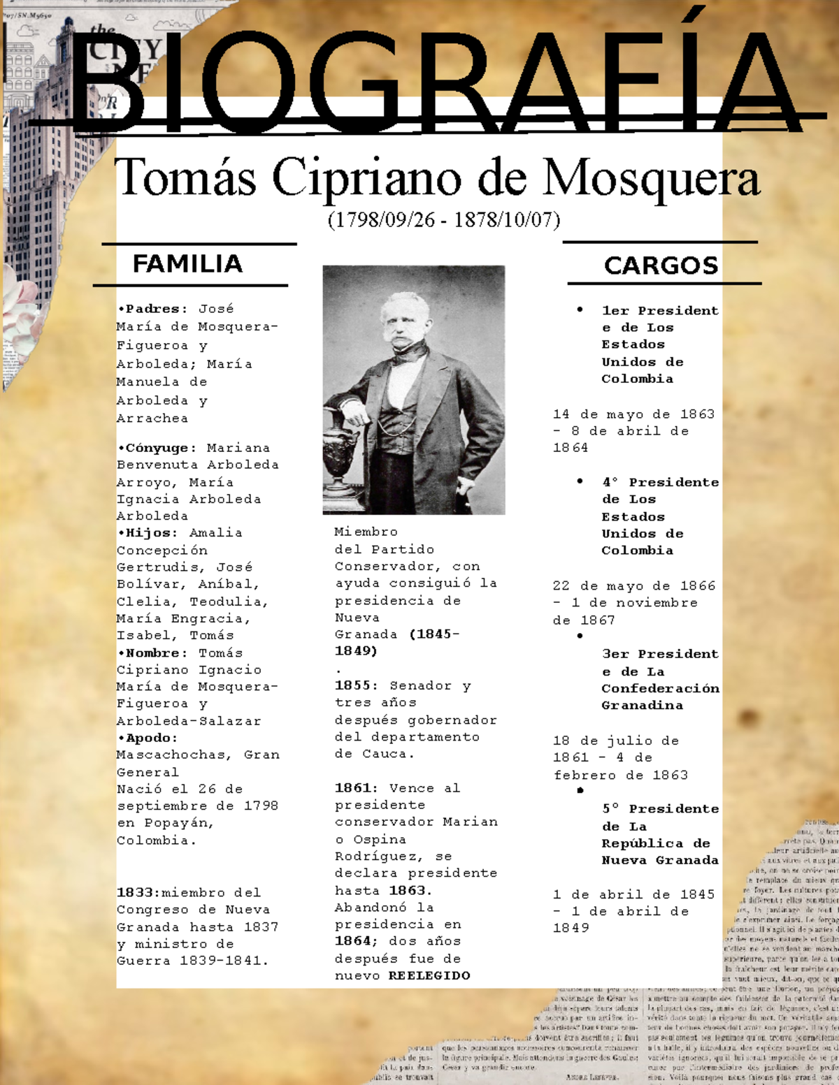 Actividad Sociales Sofia - Padres : José María de Mosquera- Figueroa y ...