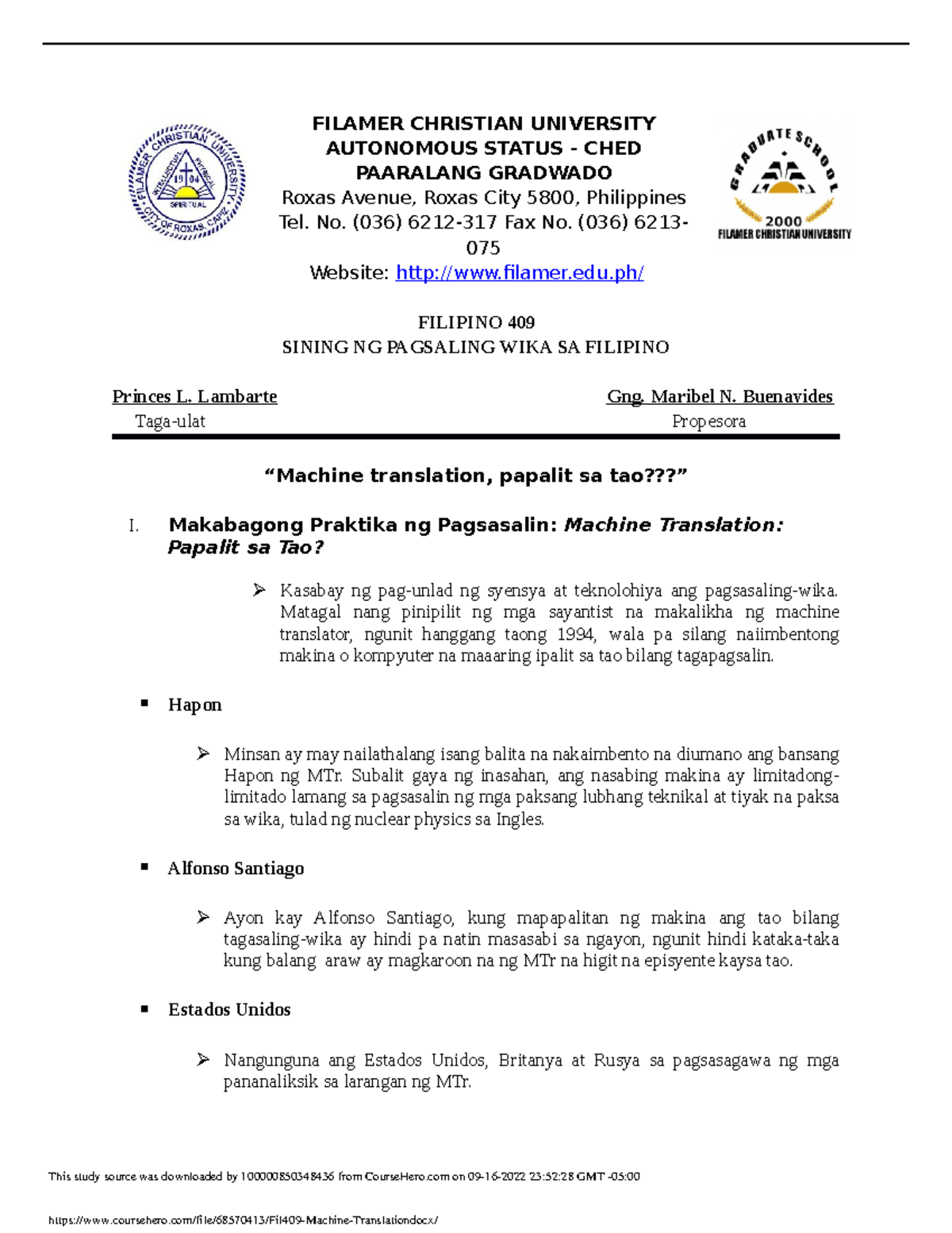 Inbound 8795115038170539608 - FILAMER CHRISTIAN UNIVERSITY AUTONOMOUS ...