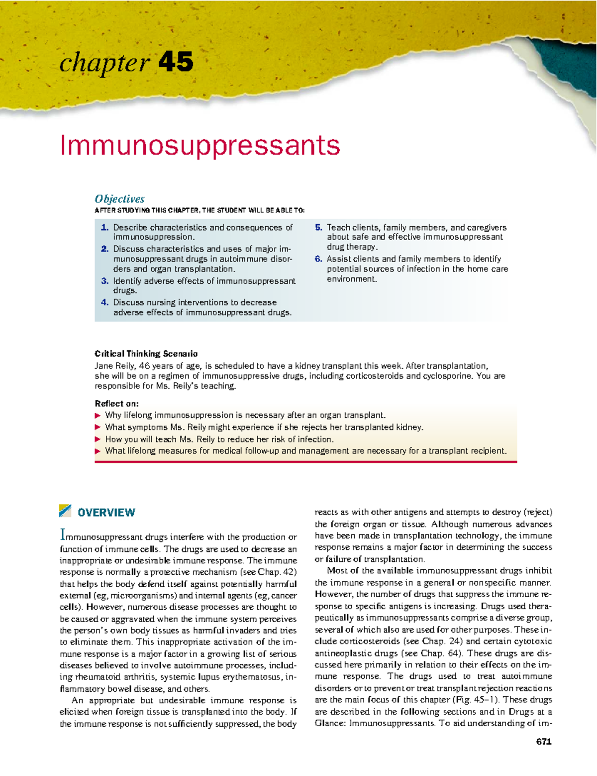 Obat Farmakologi Bagian 41 Imunosupresan - Critical Thinking Scenario ...
