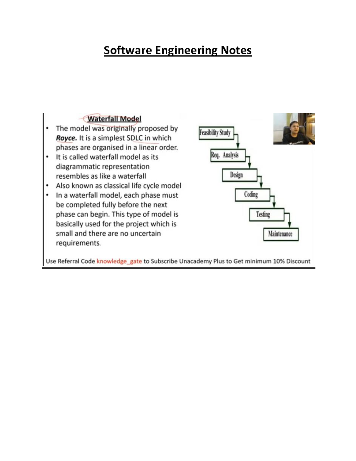 Module 1 Process models - Mtech Computer Science - Software Engineering ...