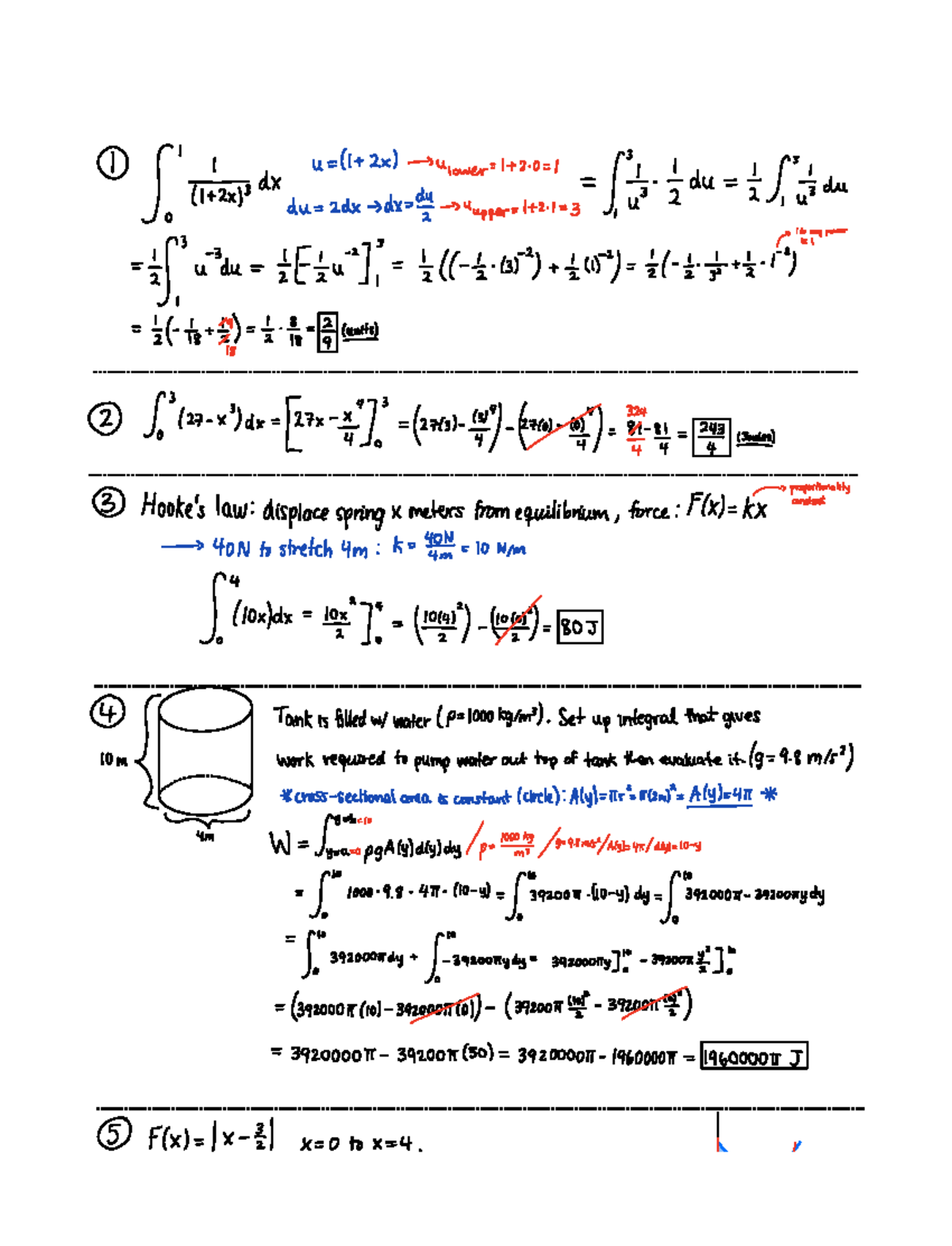 Applications of Integration Ximera Problems - Math 1172 - OSU - Studocu