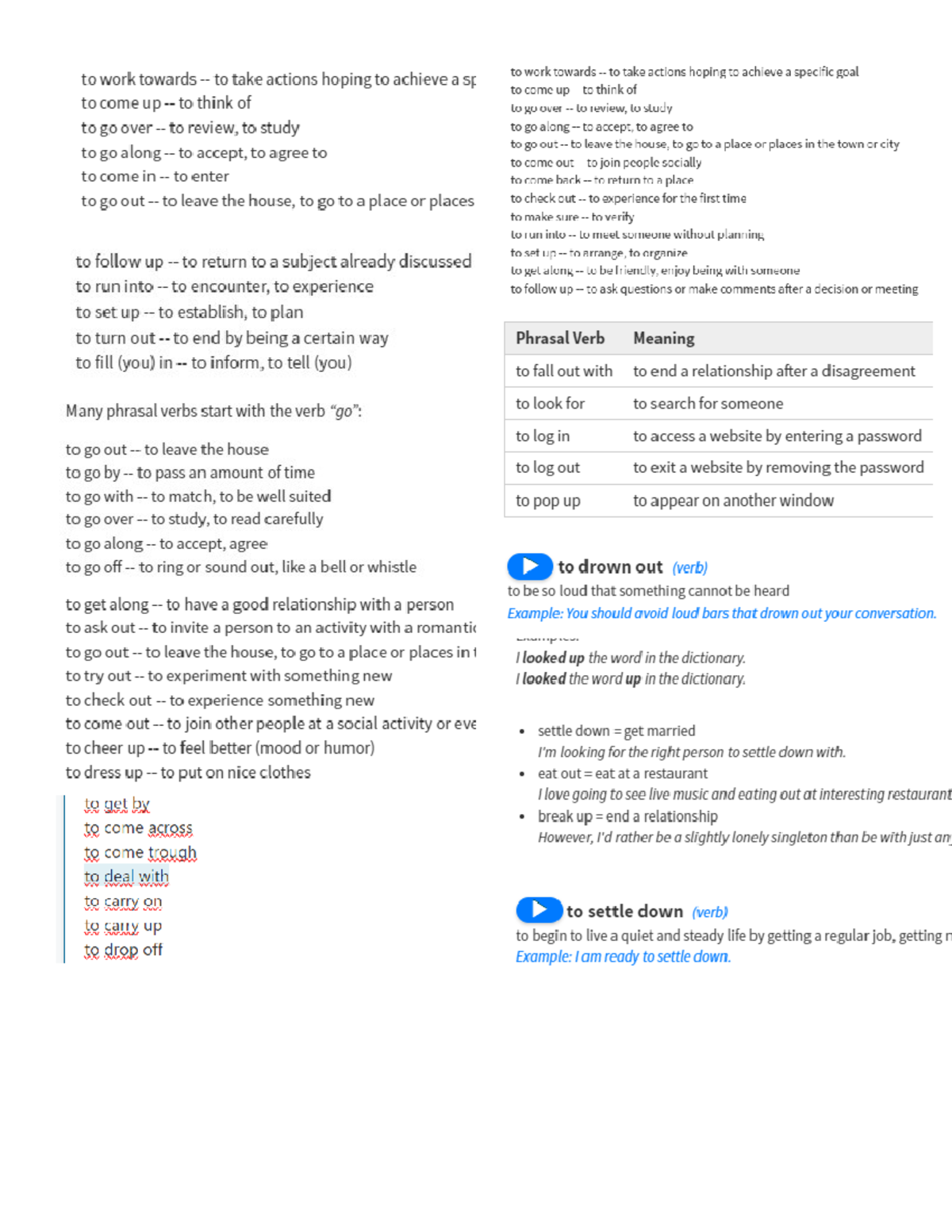 Phrasal Verbs - Inglés 5 - g - Studocu