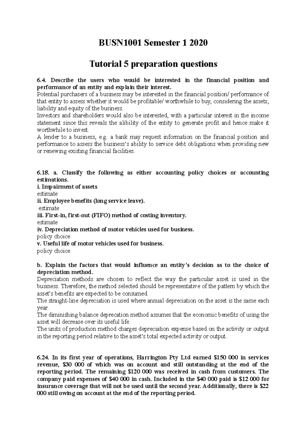 BUSN1001 S1 2020-Tutorial-5-preparation-questions-to-upload - BUSN1001 ...