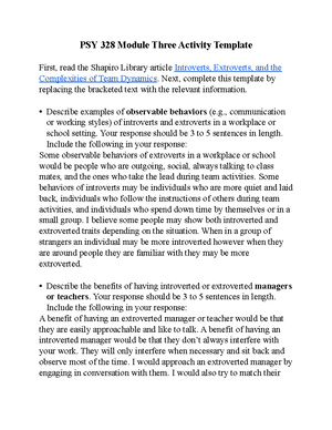 Ids 400 mod 3 activity - Mod 3 - Running head: 3-2 Module Three: Activity 3-2 Module Three ...