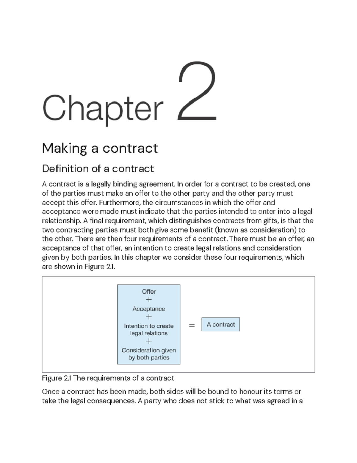 Contract Law slides - Law - Making a contract Definition of a contract ...