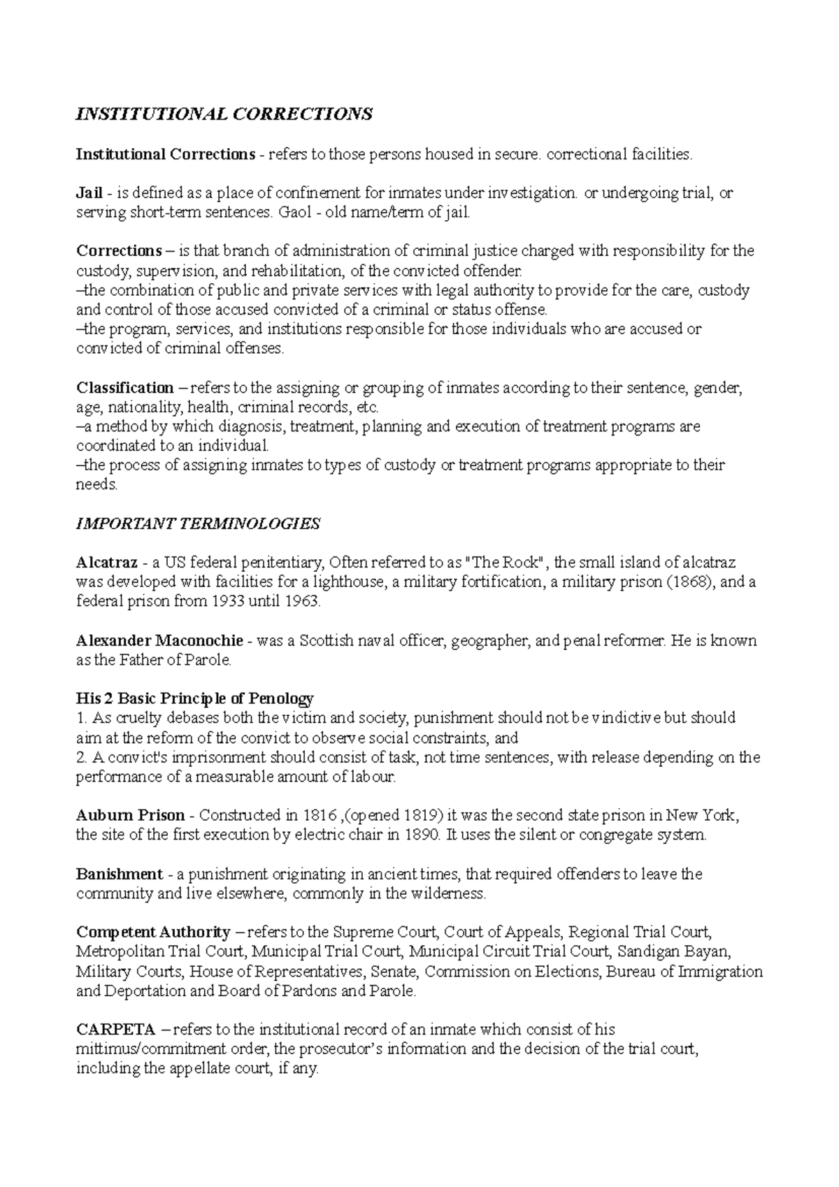 Institutional- Corrections-reviewer - INSTITUTIONAL CORRECTIONS ...