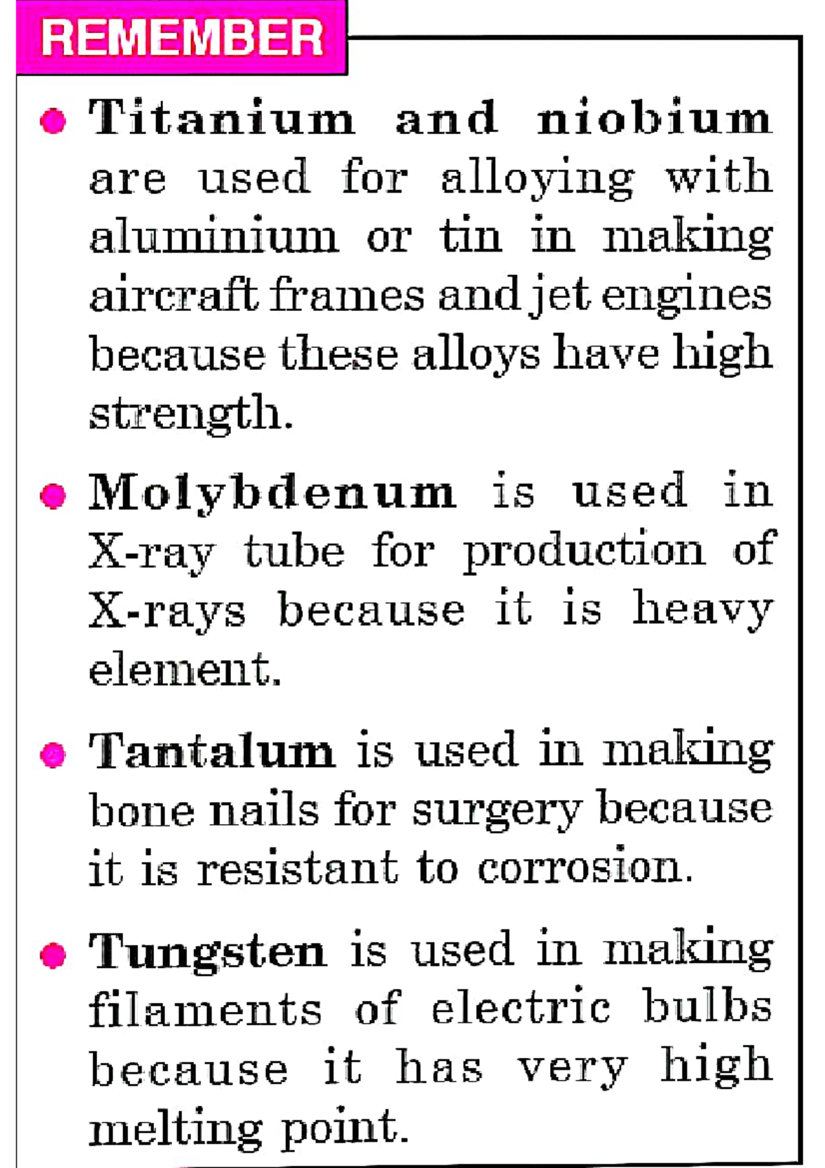 Revise it Transition-Inner Transition Metals - REMEMBER Titanium and ...