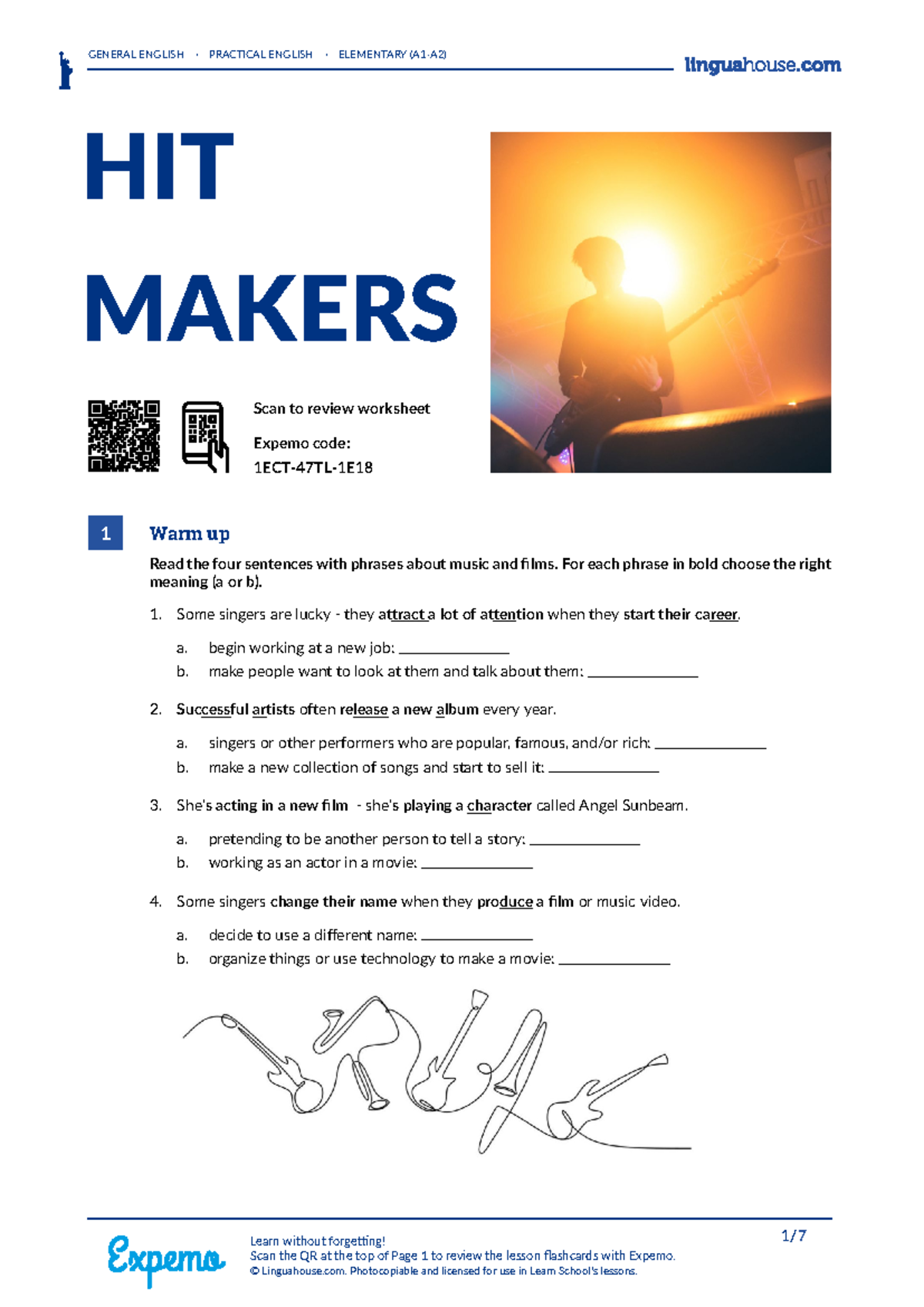 Hit makers american english student A1 A2 - GENERAL ENGLISH · PRACTICAL ENGLISH · ELEMENTARY (A1 ...