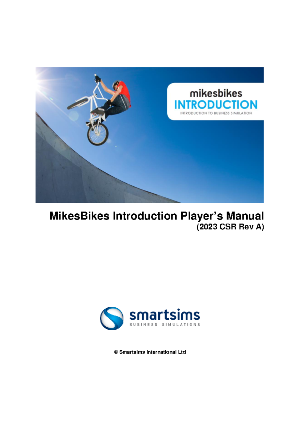 MIKE Bikes Intro Players Manual CSR - Studocu