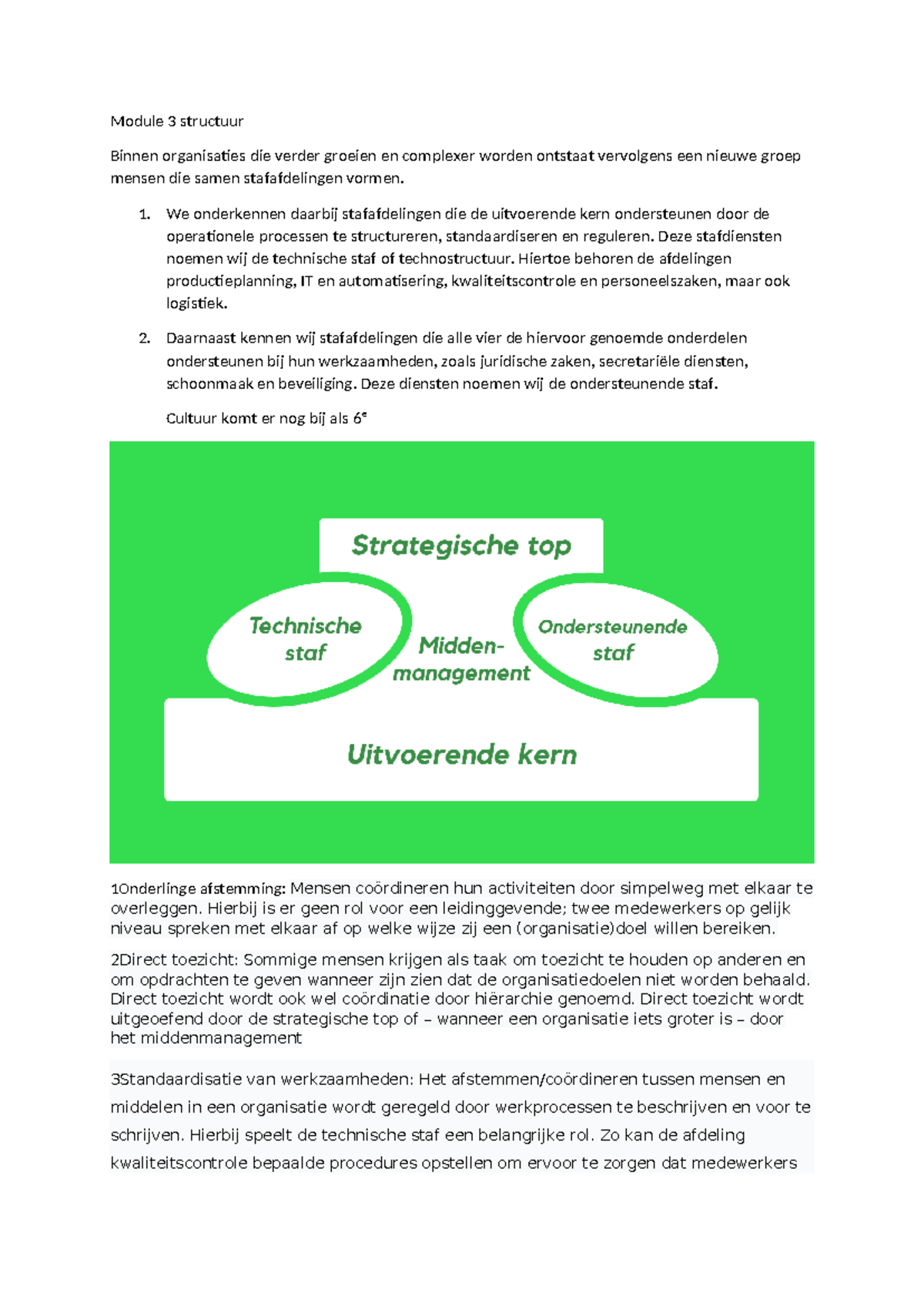 Module 3 structuur - Module 3 structuur Binnen organisaties die verder ...