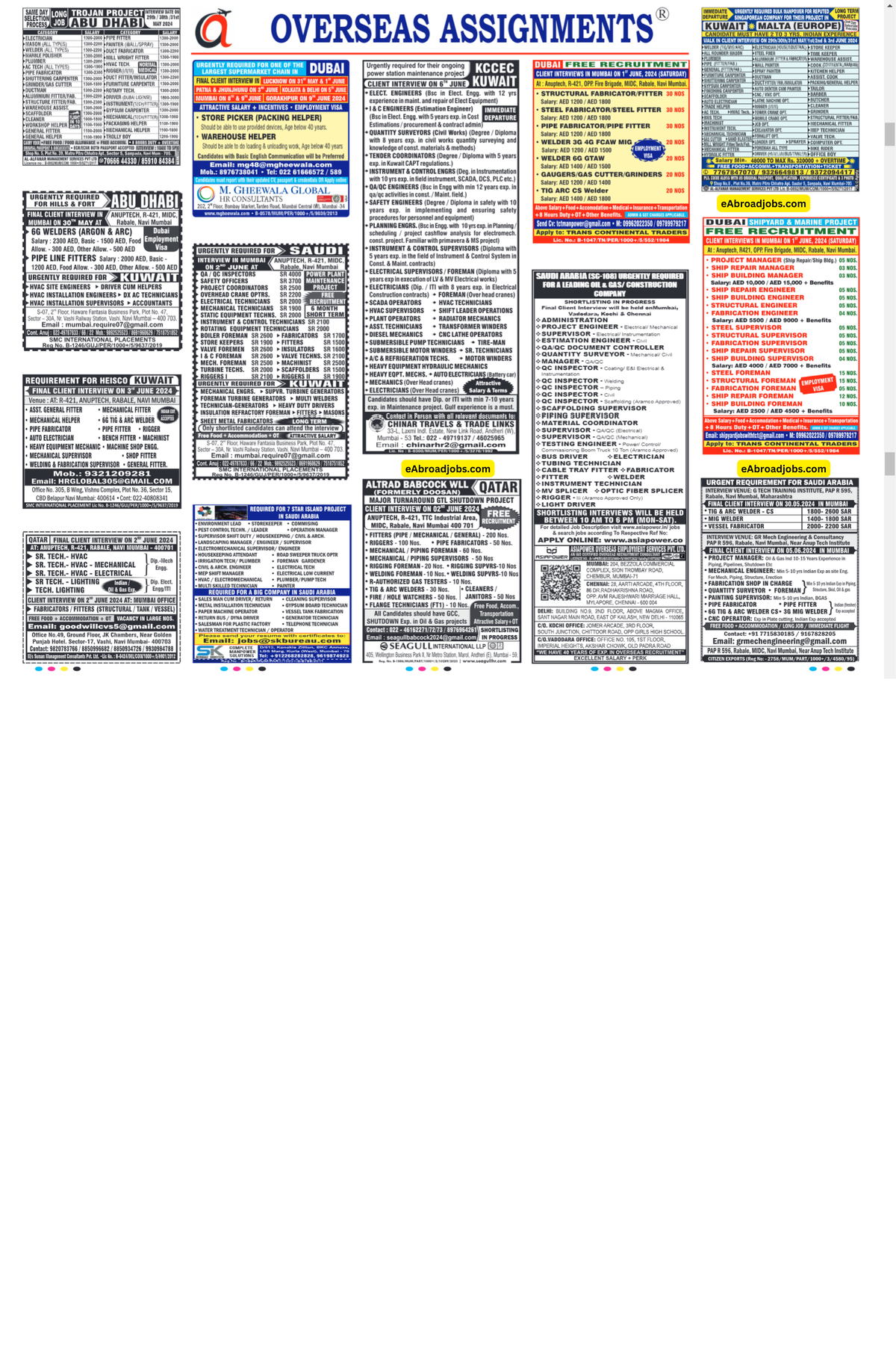 Assignment abroad times today pdf 29 May 2024 - Administrative Law - eAbroadjobs eAbroadjobs ...