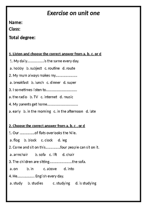 EST I - Math - August 2021 - EST I – Math Student’s Name
