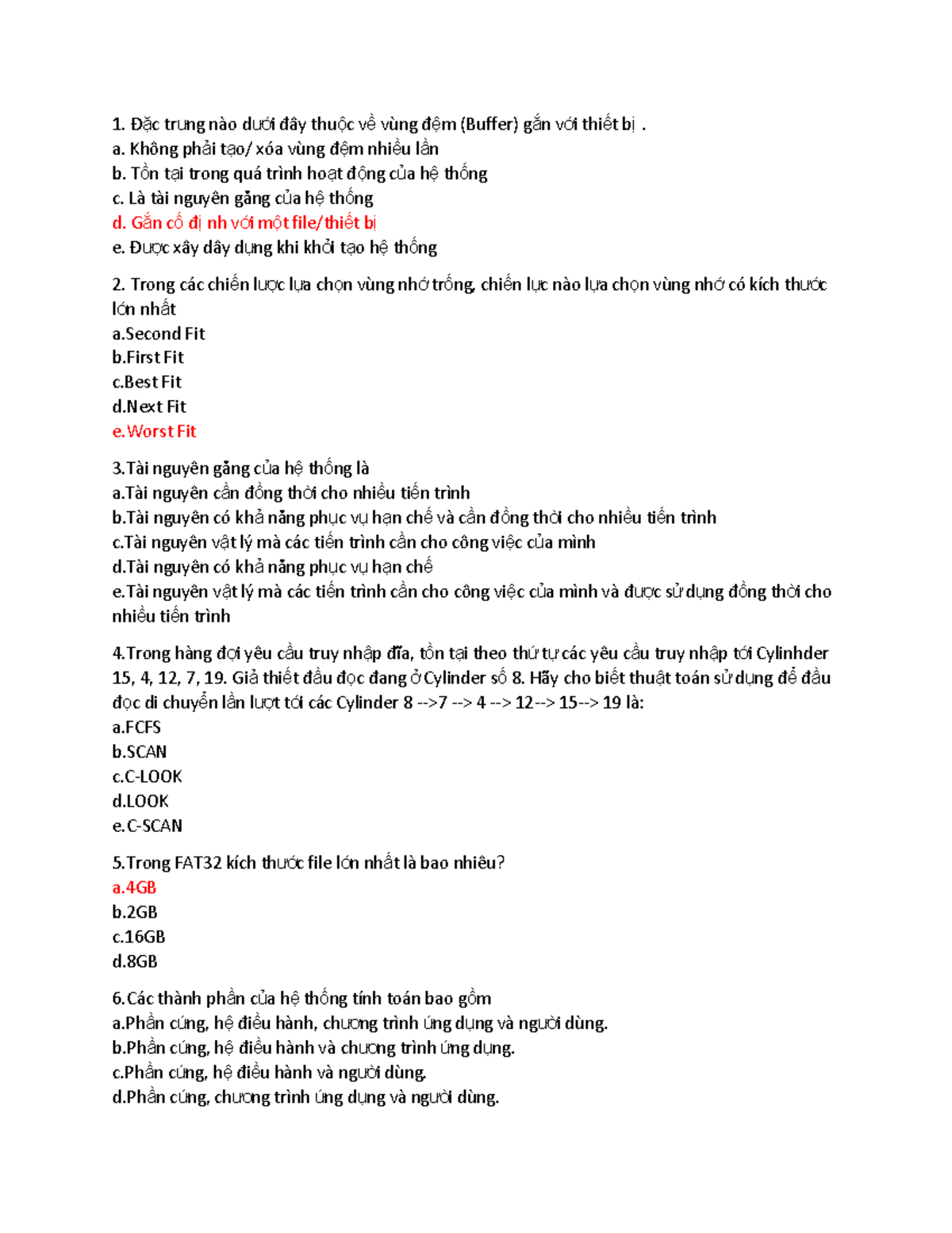 He-dieu-hanh cau-hoi-trac-nghiem-nguyen-ly-he-dieu-hanh-hust ...