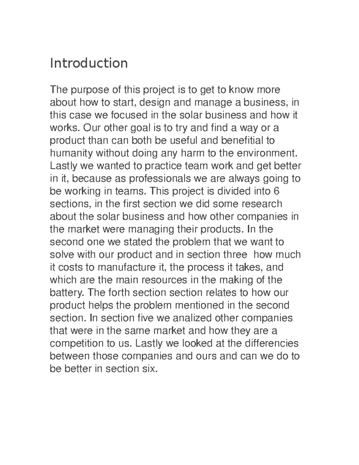 PIA management - Introduction The purpose of this project is to get to ...