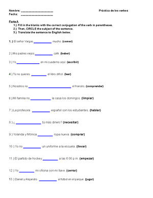 Doler-1 - a worksheet for practicing doler - Nombre ...