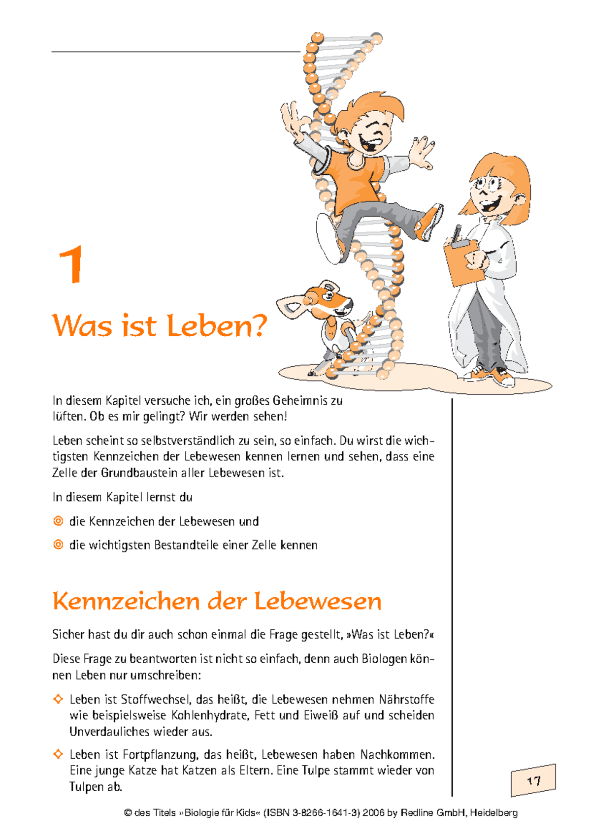 1 Was ist Leben Kennzeichen der Lebewesen - 17 1 Was ist Leben? In ...