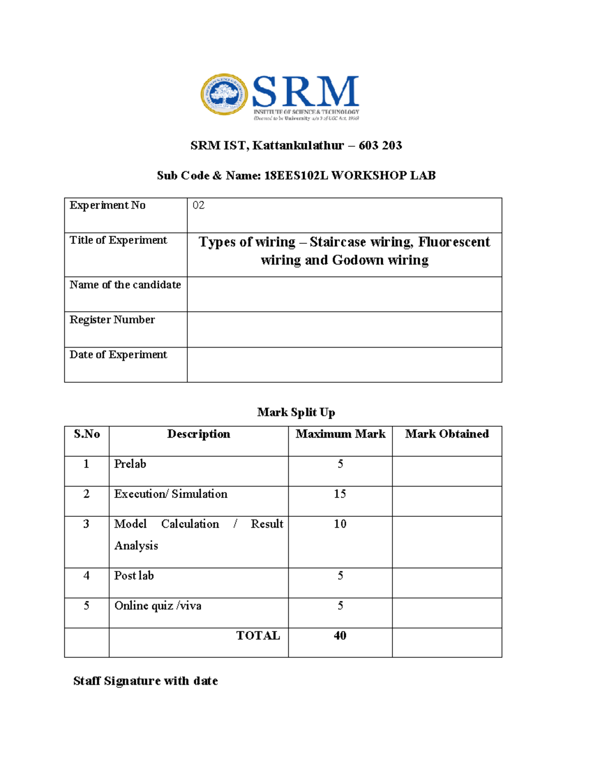 EXP 2 - NOTES BY Sahaya Ponrekha A FOR AUTOMOBILE ENGINEERING ...