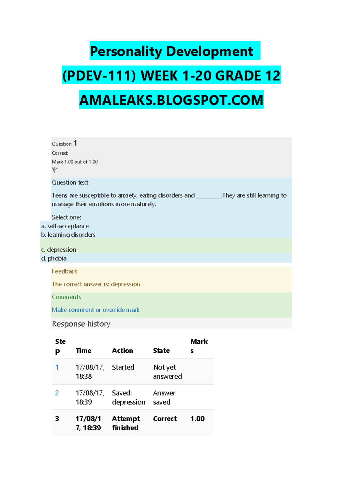 Amaleaks-blogspotcom-personality-development-pdev-111-week-1-20 compress - Personality ...