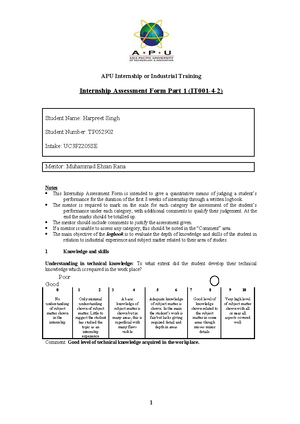 CRI Assignment - Individual Assignment Technology Park Malaysia BM006-3 ...