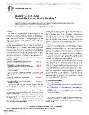 ASTM E45-18a Determining the Inclusion Content of Steel - Designation ...