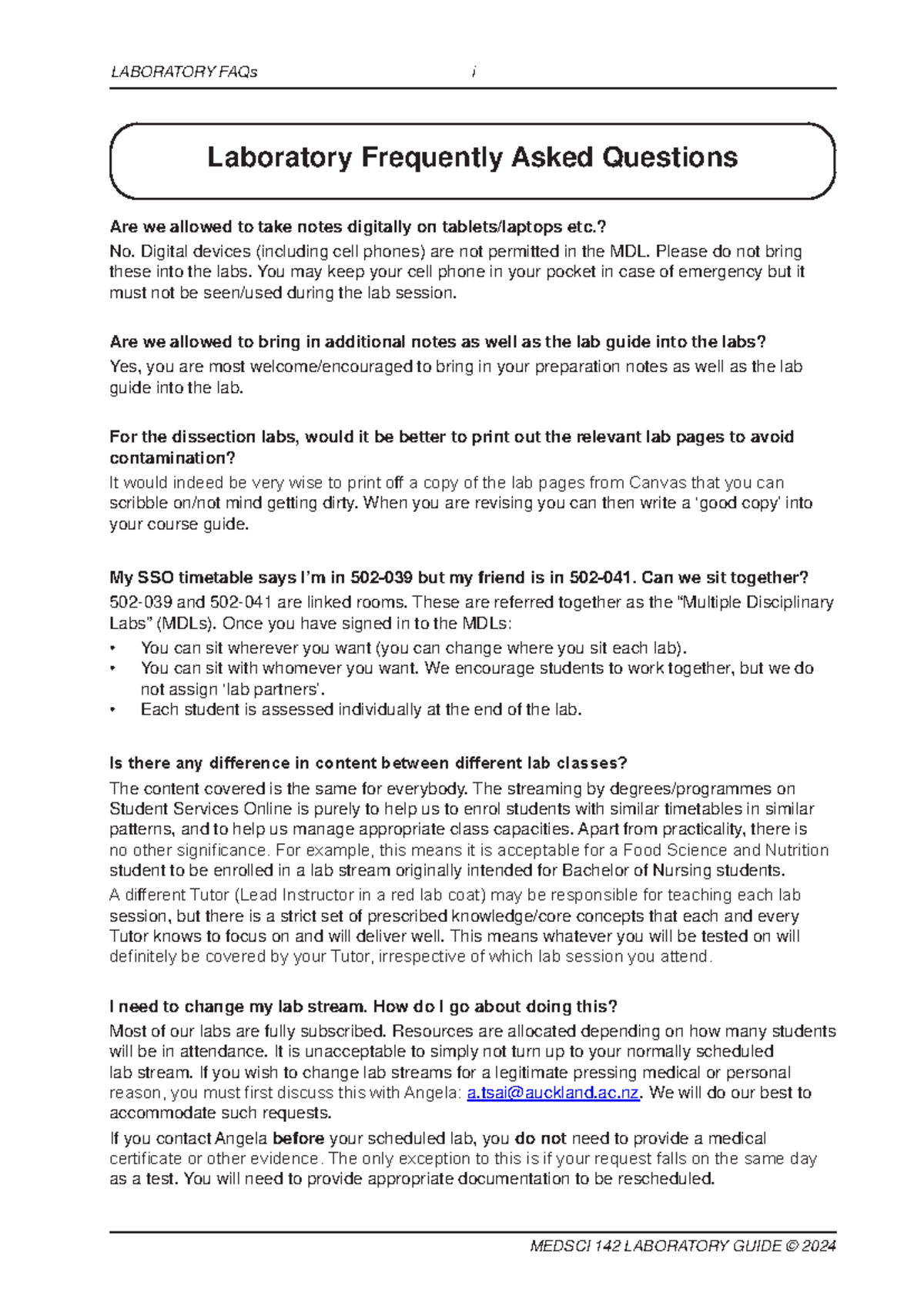 2024 Medsci 142 00 Labs Combined sm - i LABORATORY FAQs Laboratory ...