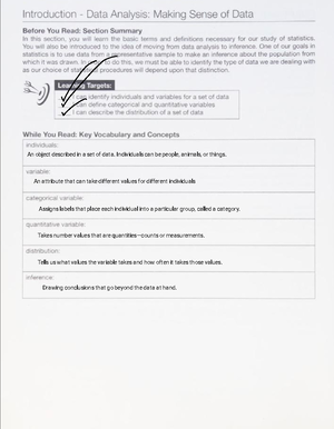 AP Statistics - Chapter 2 - Chapter 2 Two Variable Data 2: Introducing ...