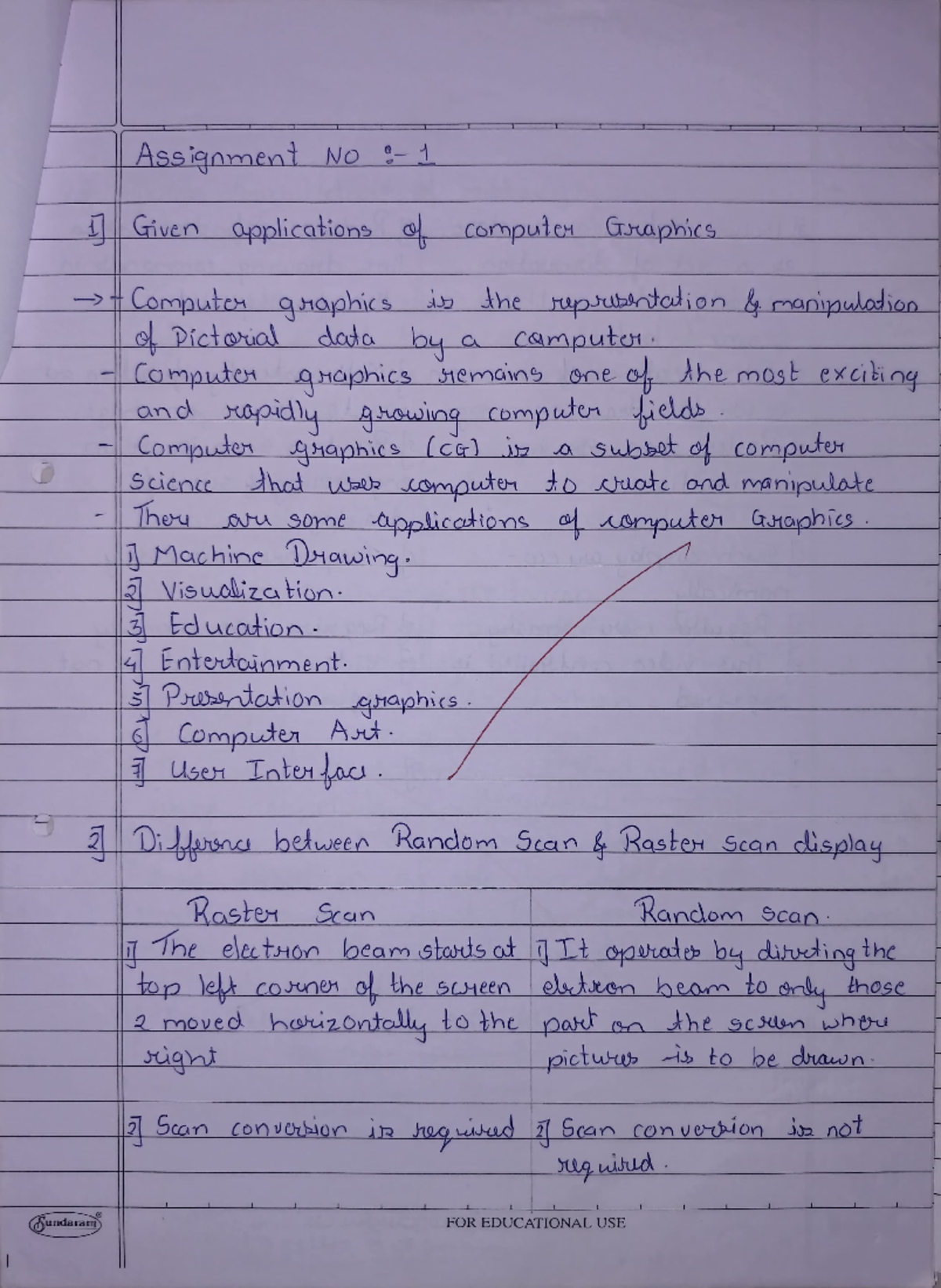 Cg 1st Assignment Summary Computer Graphics Assignment No 1 Given Quoplications Ot Compu Ex