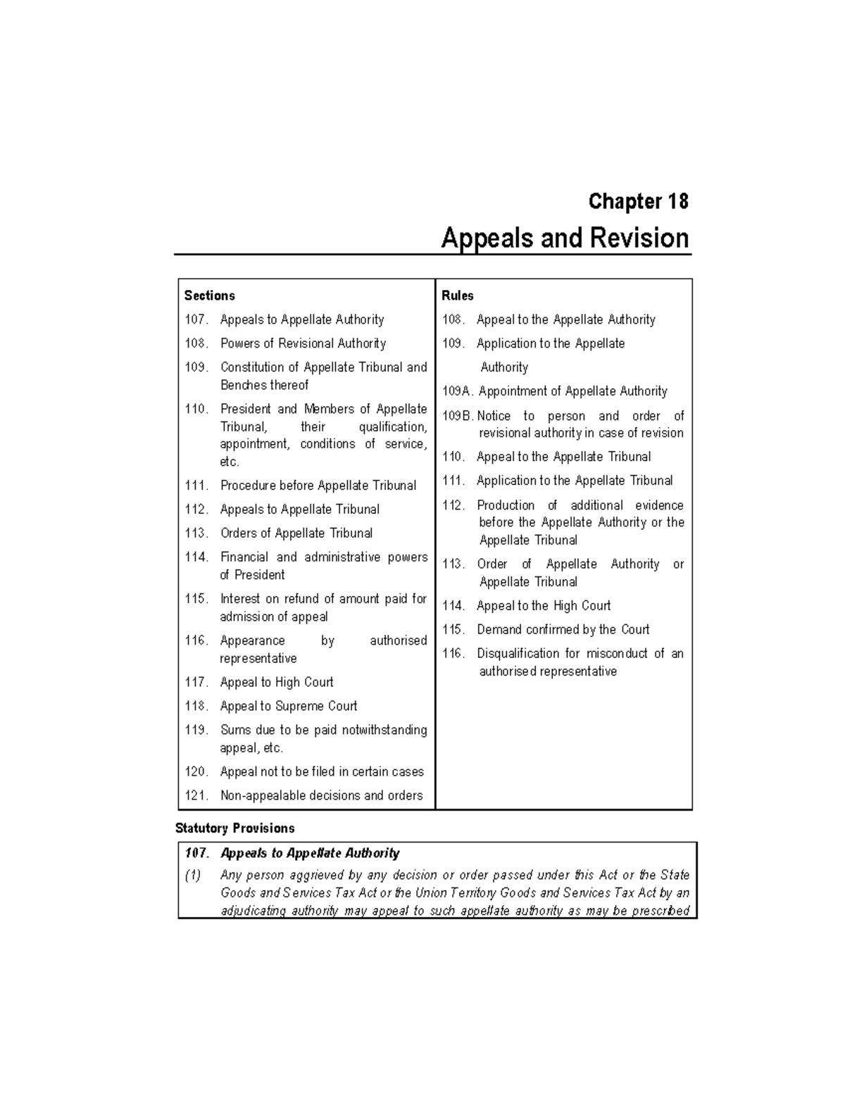 18 Appeals and Revision - Chapter 18 Appeals and Revision Sections 107 ...