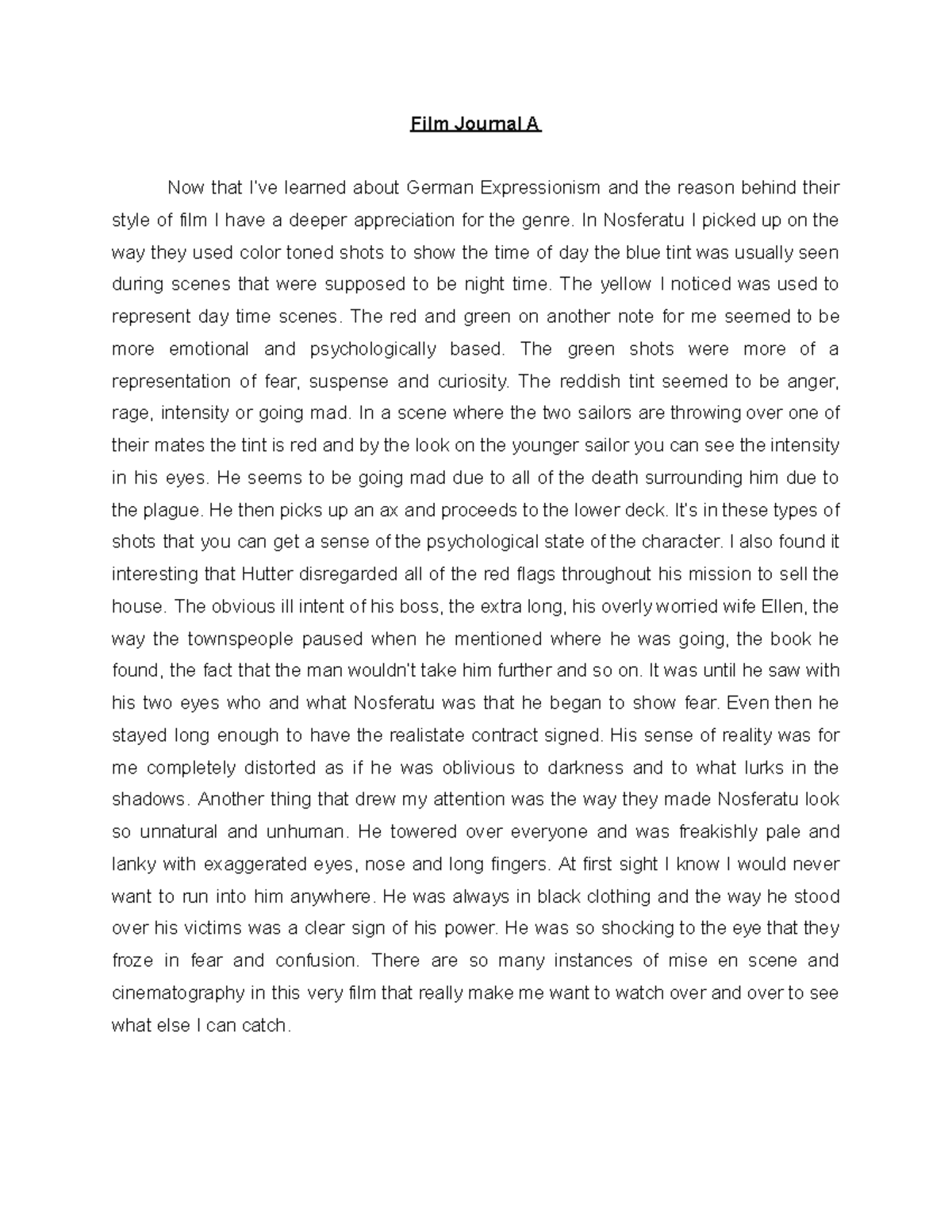 BMCC MES 140 Film Journal A Week 2 BMCC MES 140 Film Journal A Week 2 ...