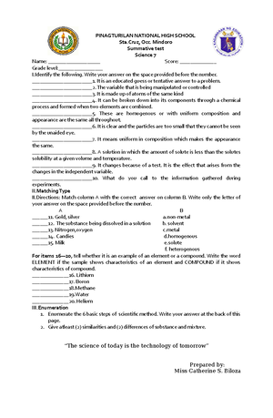 4 ELS Final Module 4 08082020 - Earth and Life Science Quarter 1 ...