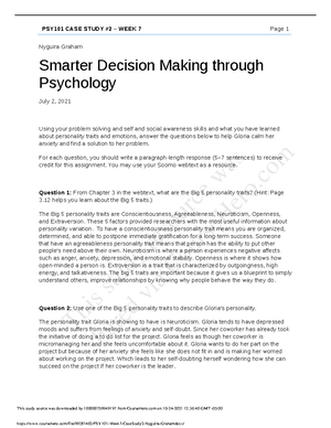 Smarter decisions through psychology ts 3.2 - 8/30/ Smarter decisions ...