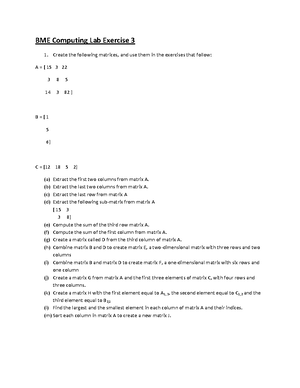BME computing lab exercise 10 2018 - BME computing lab exercise 10 1 ...