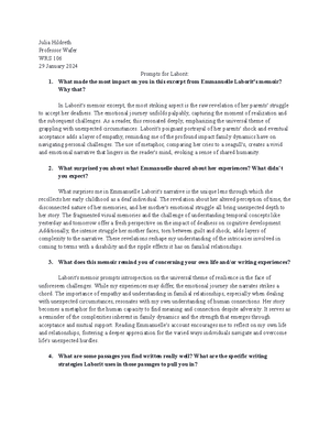Natural Selection- Analysis Lab - Julia Hildreth BIL 161 - Mechanisms ...