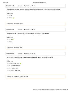 Cs unit df - Discussion Assignment - Example 1 I start my function with ...