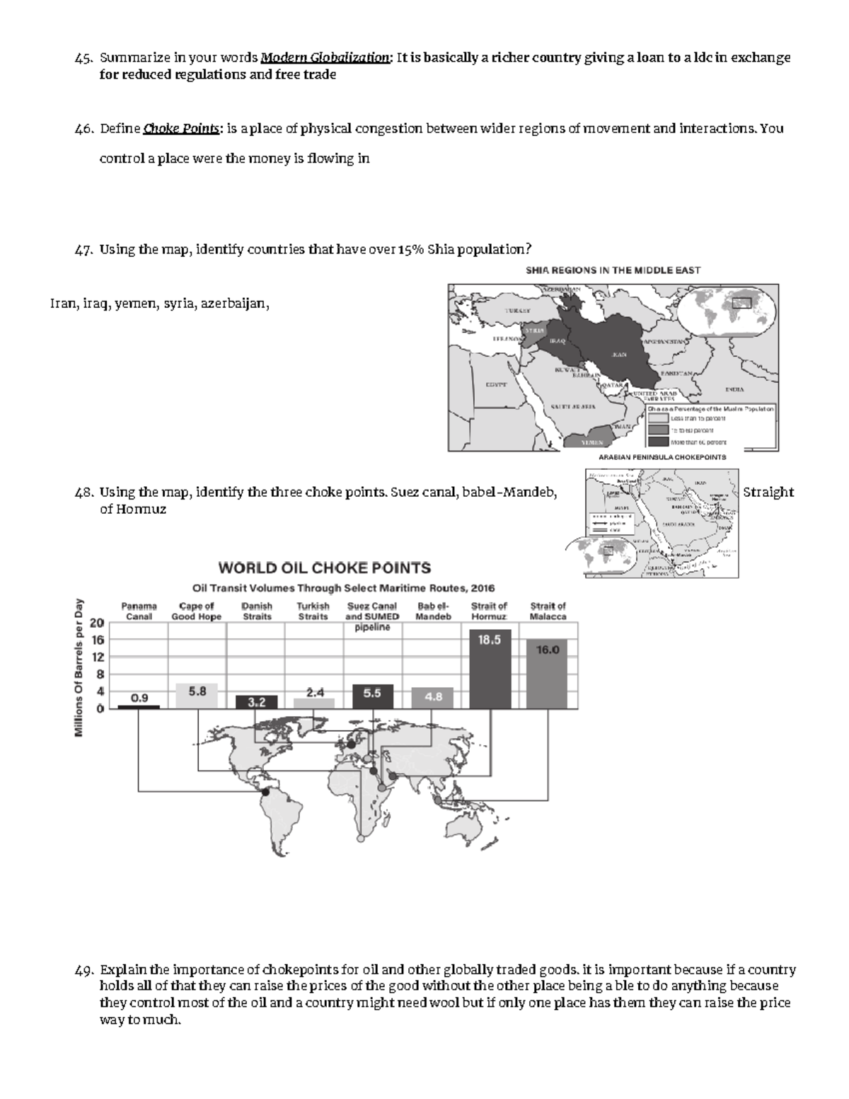 Amsco Unit 4 - Ch 8 - Google Docs 4 - Summarize in your words Modern ...