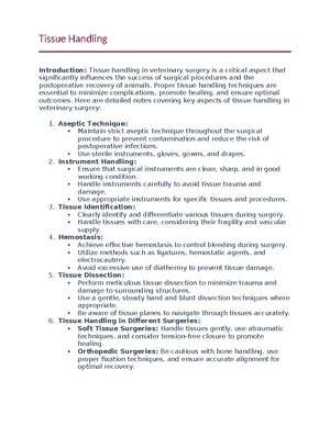 Suture Material - Suture Material Sutures are essential tools in veterinary surgery, used to ...